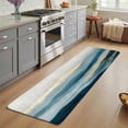 Abstract Marble Texture Washable Runner Rug 3X7 ft Gradient Mountain ...