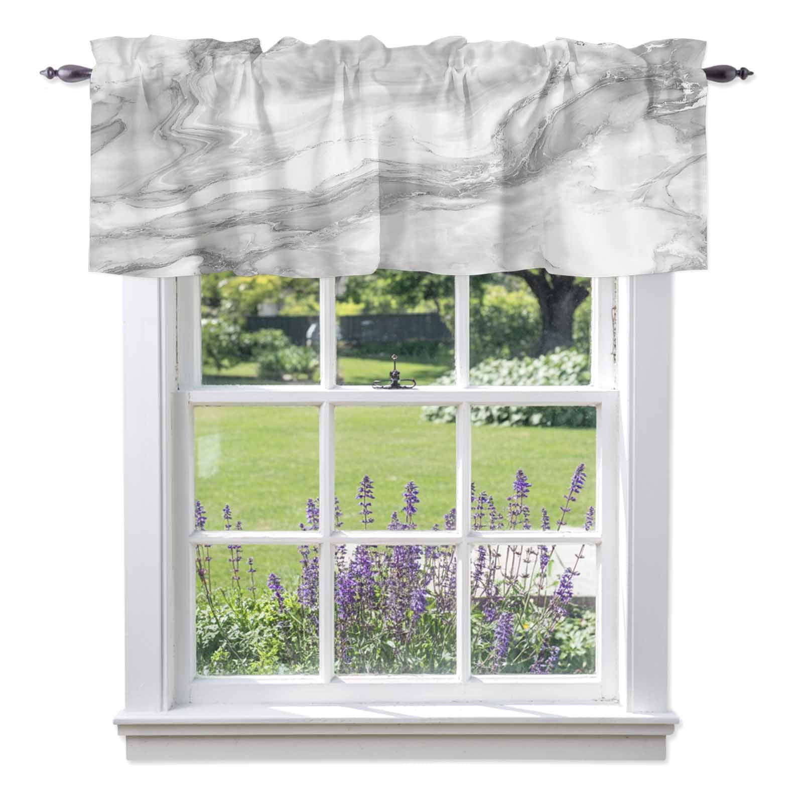 Abstract Marble Valances for Windows, Minimalist Art Back Texture ...