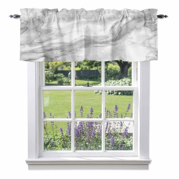 Abstract Marble Valances for Windows, Minimalist Art Back Texture ...