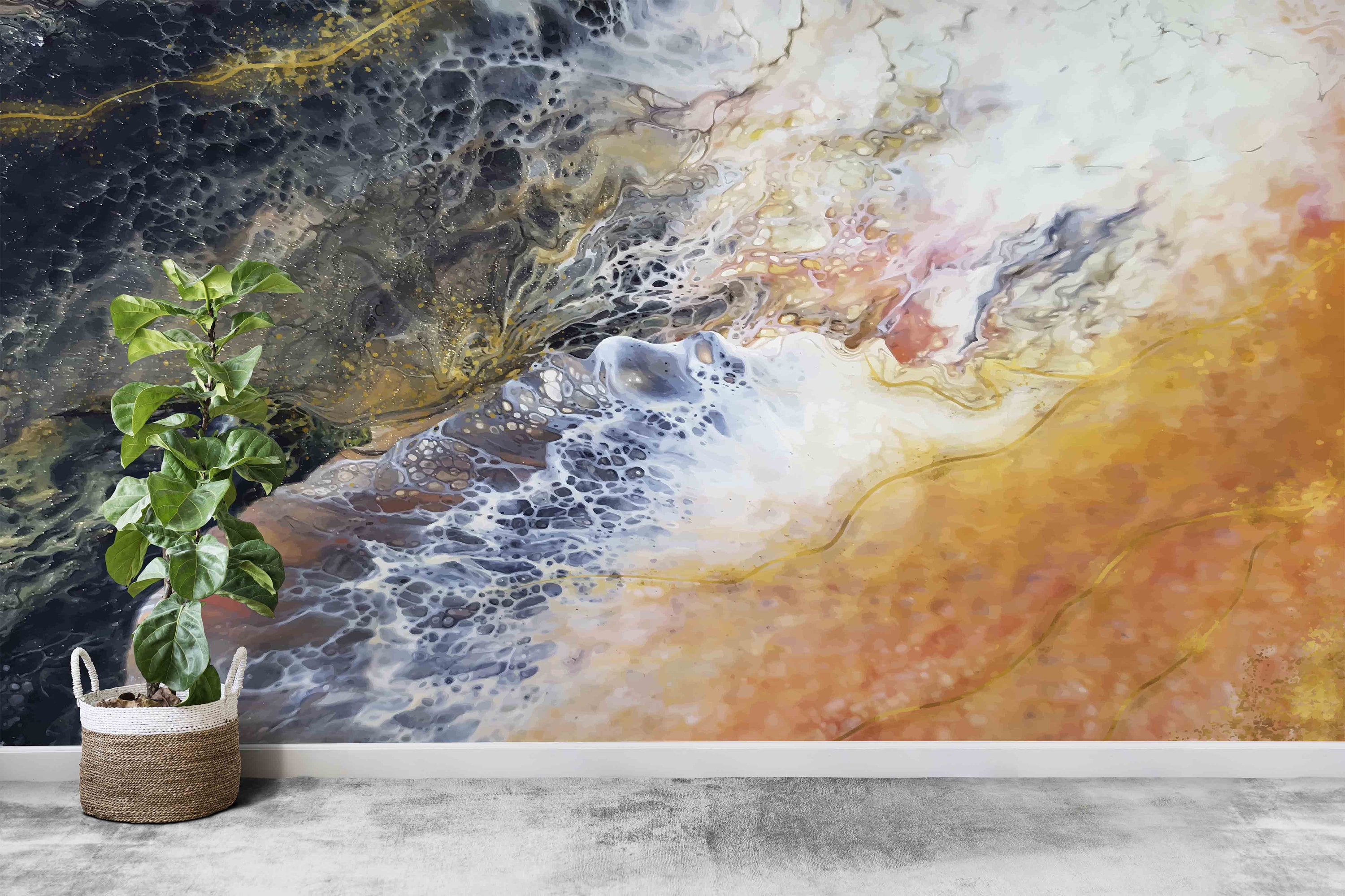 Abstract Marble Wall Poster, Wallpaper Wall Art, 3d Wallpaper, Paper ...