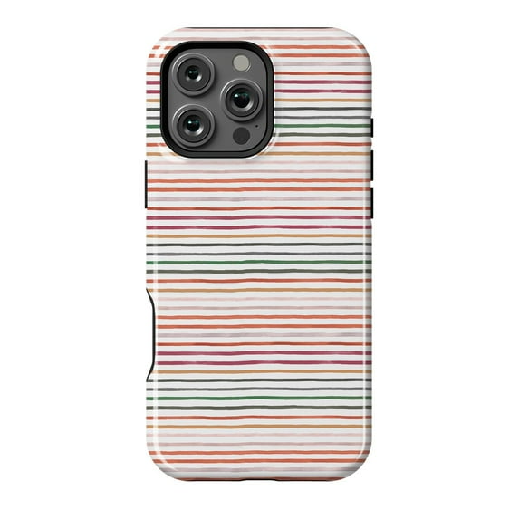 Abstract Marker Stripes Creative Art iPhone Case 17 16 15 14 13 12 11 ...