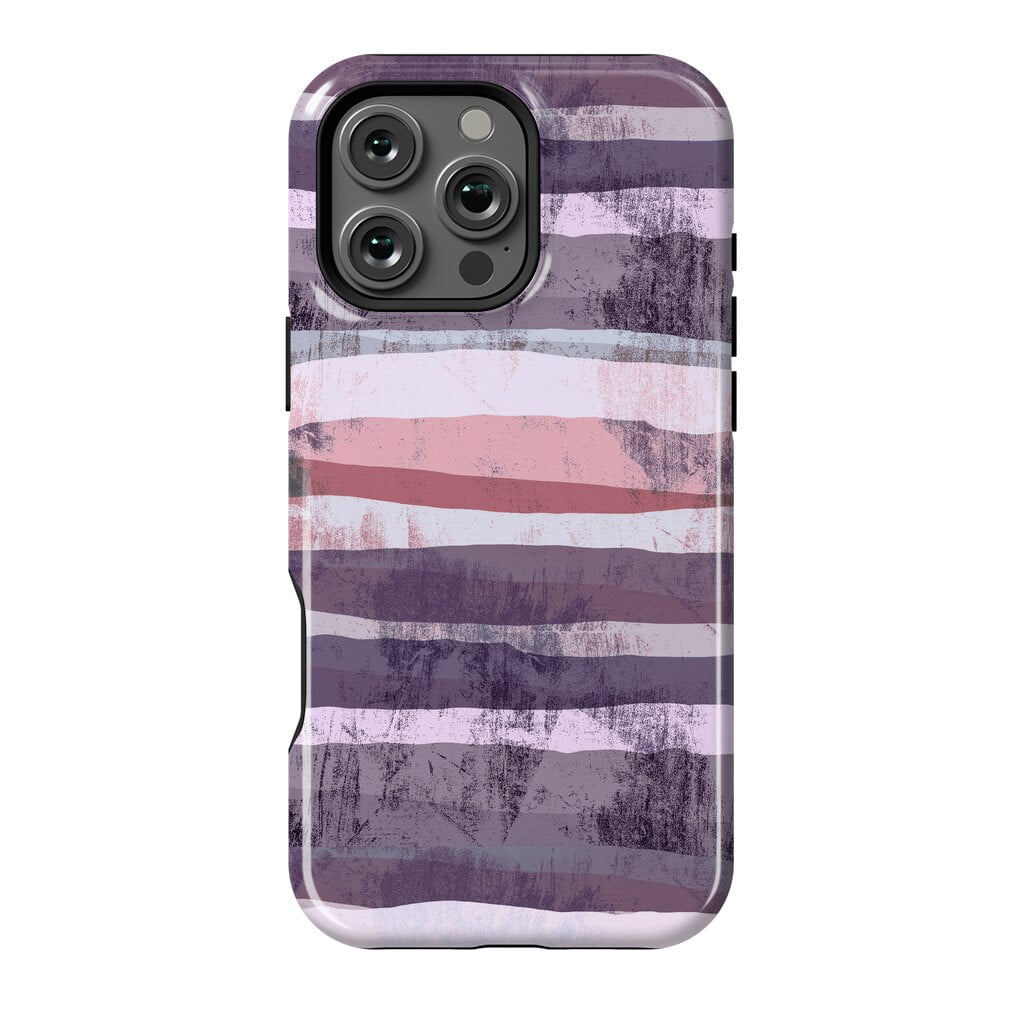 Abstract Mauve Lands Landscape Art Phone Case for iPhone 11 12 13 14 15 ...