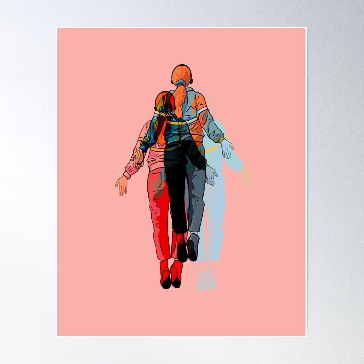 Abstract Max Floating - Stranger Things Poster Wall Art, Modern Wall ...