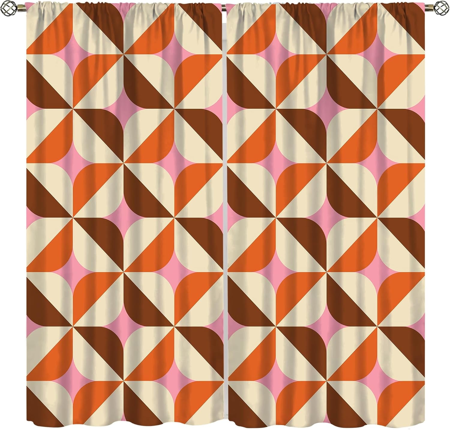 Abstract Medieval Curtains, Modern Geometric Designs in The Aesthetic ...