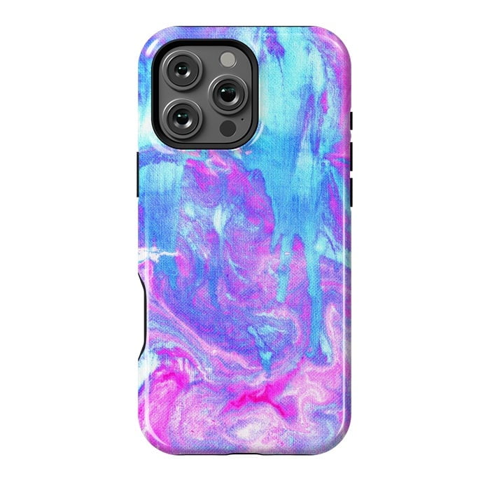 Abstract Melting Marble Pink And Turquoise Tough Case for iPhone 11-17 ...