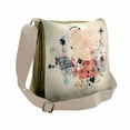 Abstract Messenger Bag, Grunge Mix Collage, Unisex Cross-body, by ...