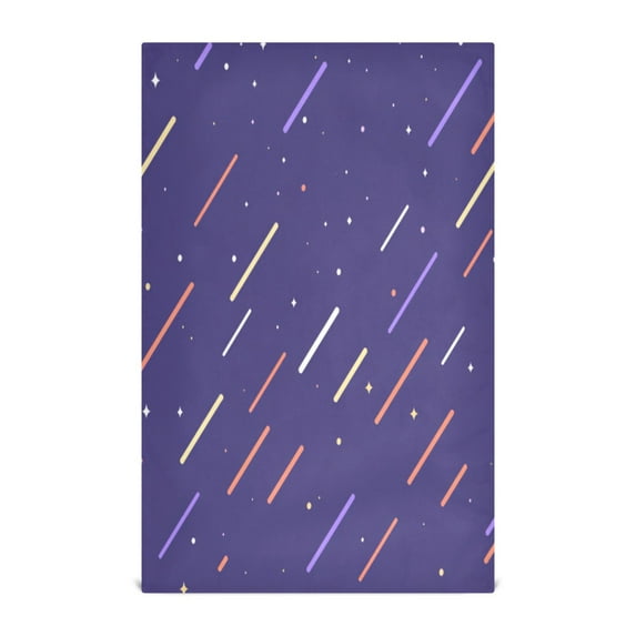 Abstract Meteor Shower Kitchen Towels Dishcloth Decorative Waffle ...