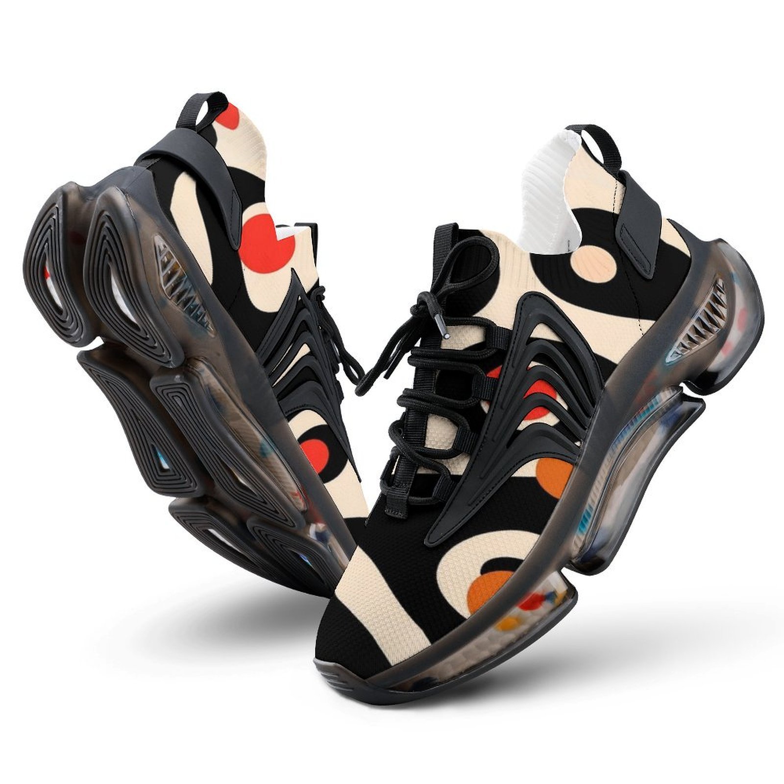 Abstract Midcentury Modern Art Walking Shoes for Men Woman Lightweight ...