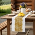 Abstract Minimalist Color Painting Art Table Runner 72 Inch Long Stripe ...