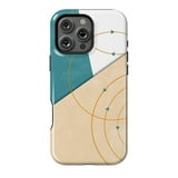 Abstract Minimalist Mahi Fish Artwork iPhone Case 17 16 15 14 13 12 11 ...