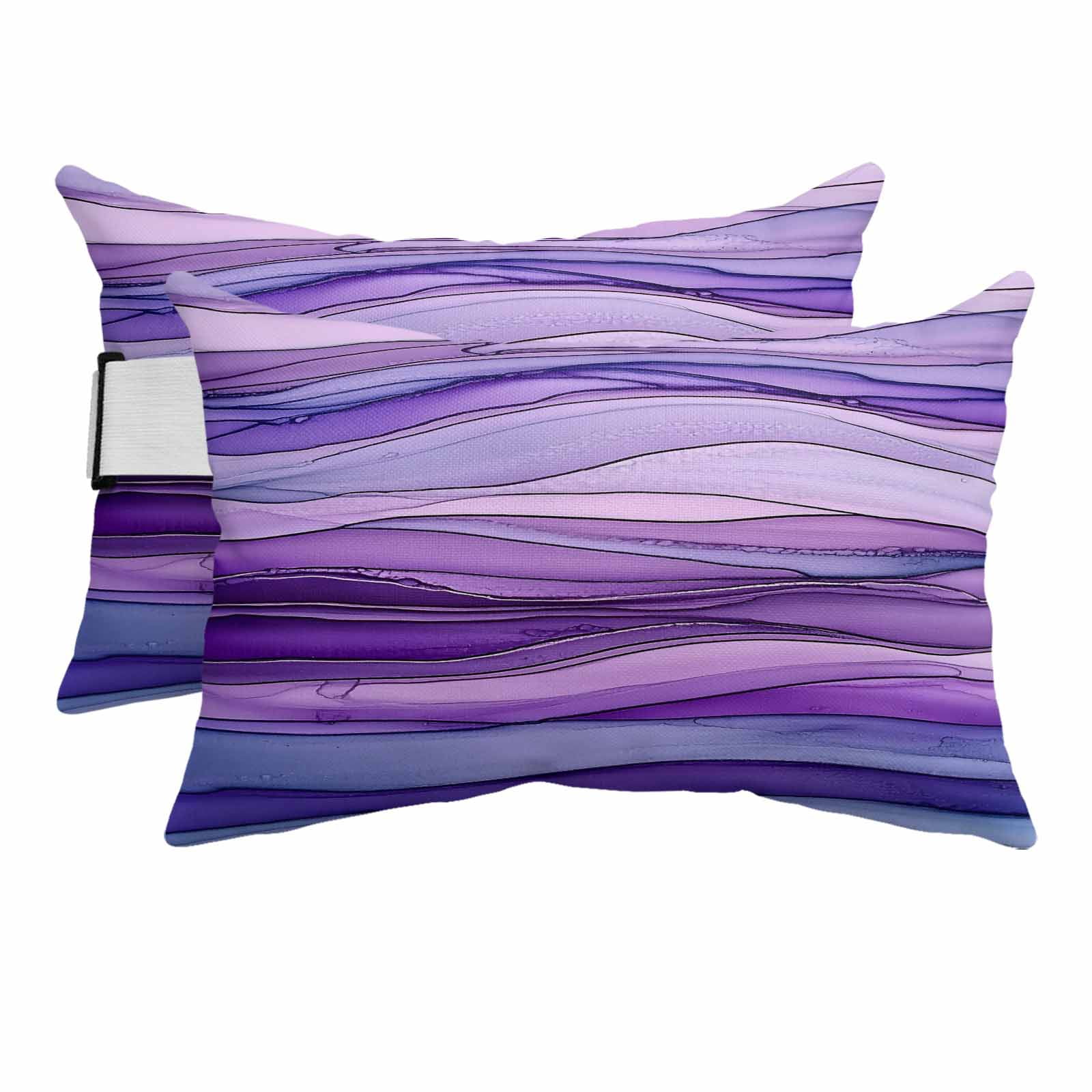 Abstract Minimalist Stripe Art Outdoor Pillow for Chaise Lounge Chair ...