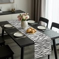 Abstract Minimalist Stripe Art Table Runner 36 Inches Long,Kitchen ...