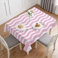 Abstract Minimalist Water Ripple Table Cloth 60x84in, Waterproof ...