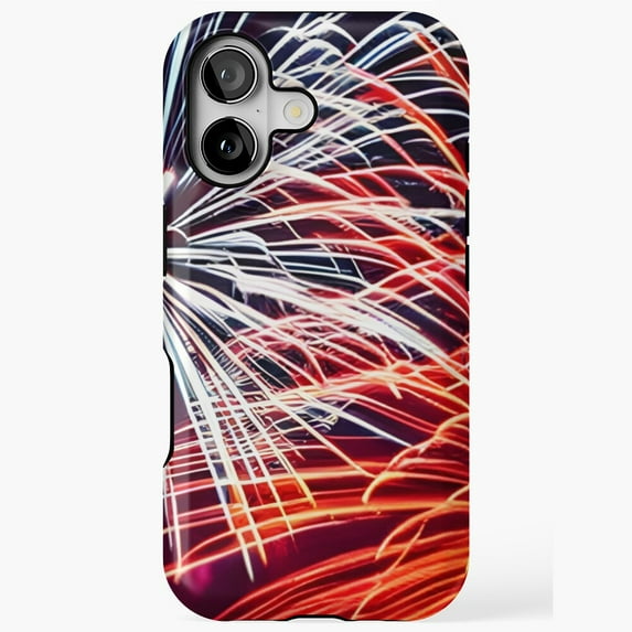Abstract Modern Art Burst Design iPhone Case 17 11 12 13 14 15 16 Pro ...