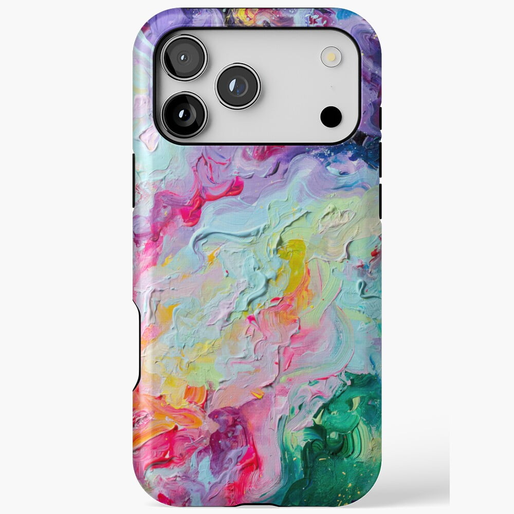 Abstract Modern Art Spectrum Cover for iPhone 11 12 13 14 15 16 17 Pro ...
