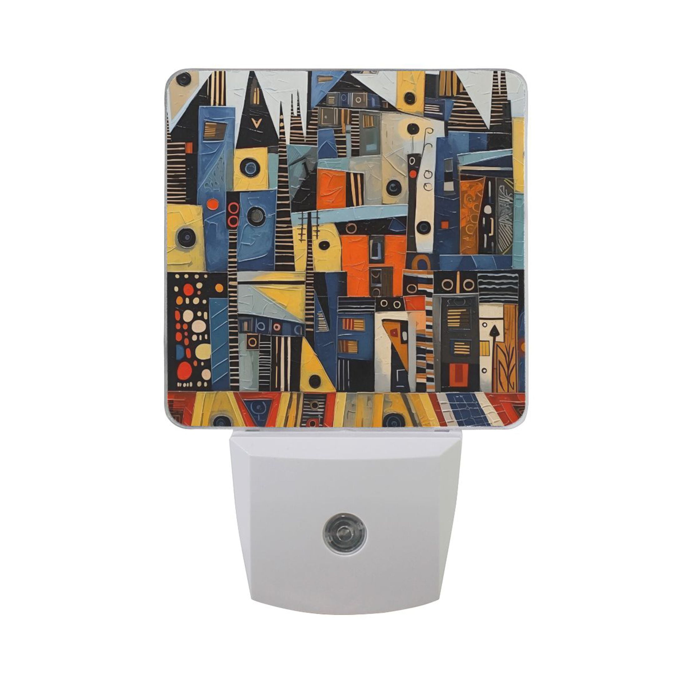 Abstract Modern Cityscape Night Light 2 Pack LED Nightlight Plug into ...