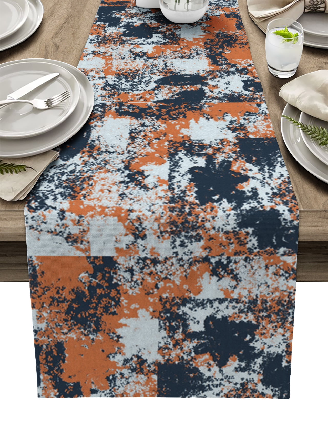 Abstract Modern Polypropylene Vintage Texture Black And White Table ...