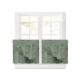 Abstract Modern Sage Green Marble Short Blackout Curtains 30 Inch Long ...