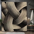 Abstract Modern Shower Curtain,Simple Minimalist Contemporary Neutral ...