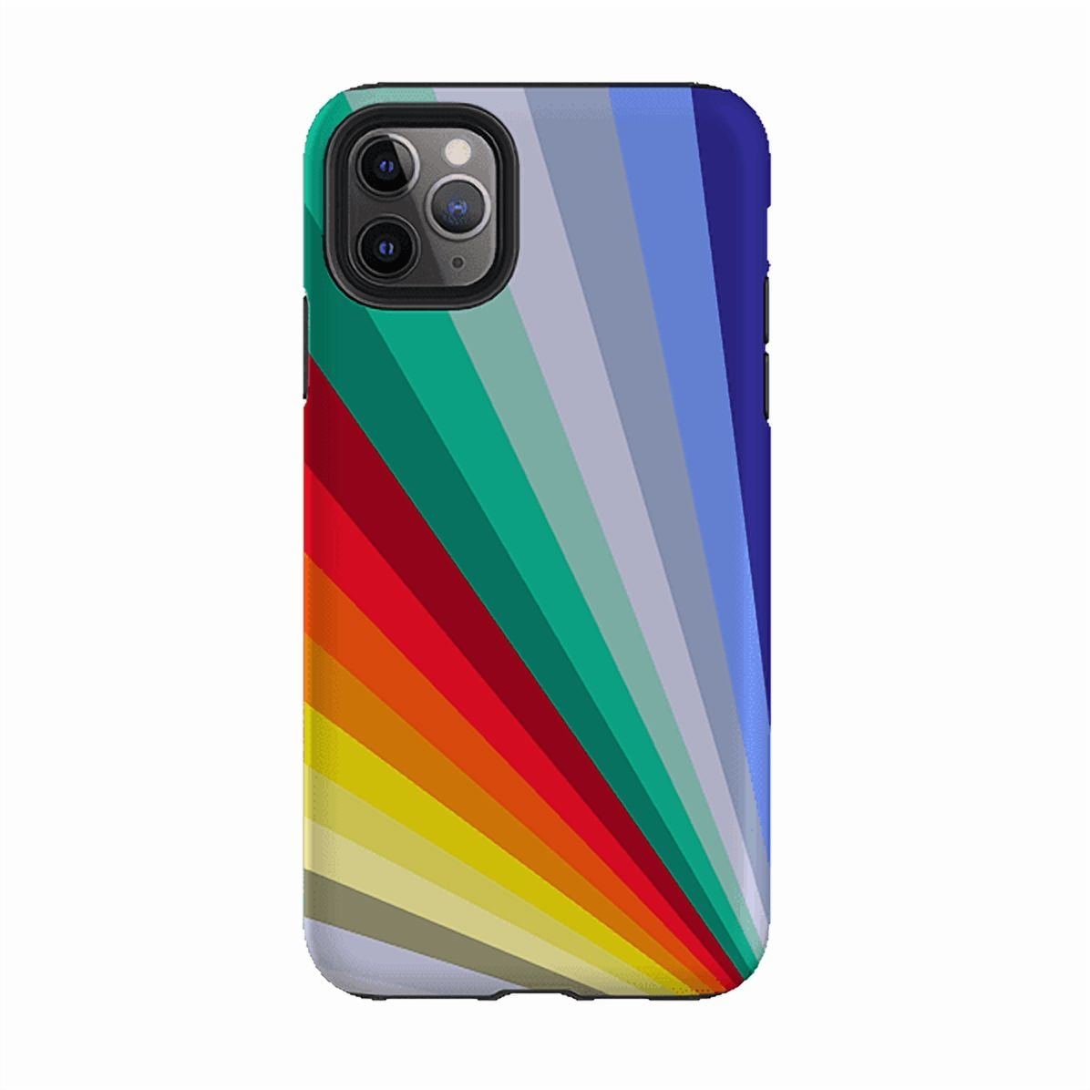 Abstract Modern Spectrum Fan Art Phone Case for iPhone 11 12 13 14 15 ...