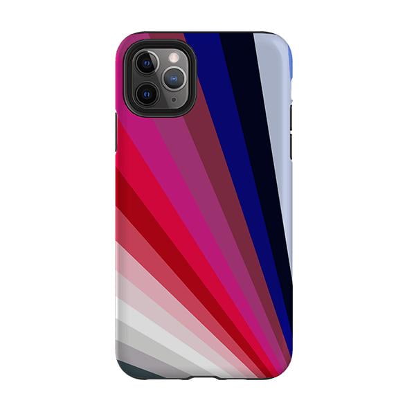 Abstract Modern Spectrum Fan Phone Case for iPhone 11 12 13 14 15 16 ...