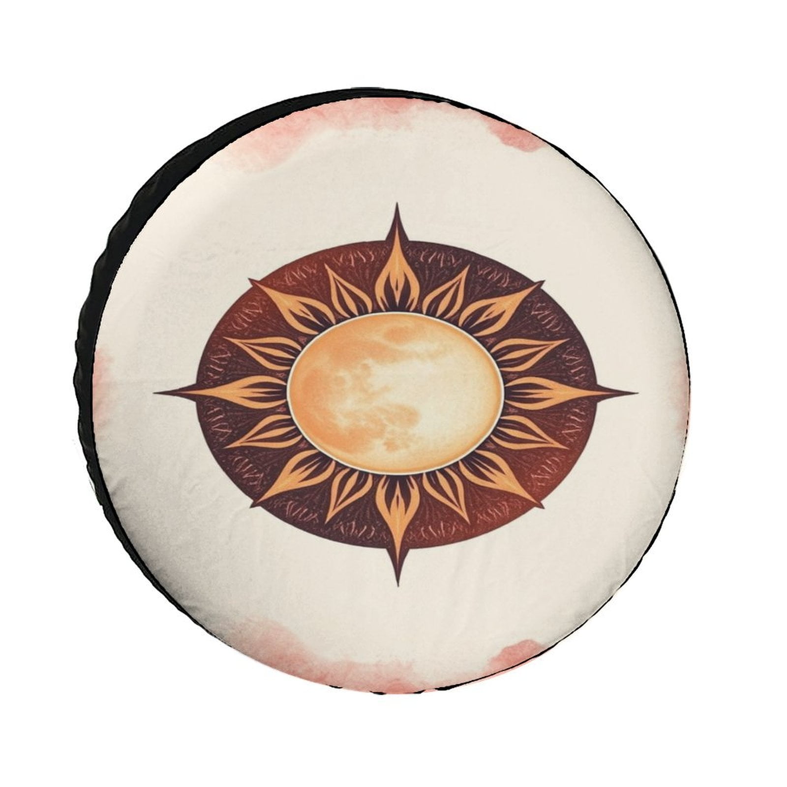 Abstract Moon And Sun Design Spare Tire Cover Weatherproof Wheel Camper ...