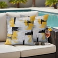 Abstract Mottled Texture Outdoor Waterproof Throw Pillow Covers Set of ...