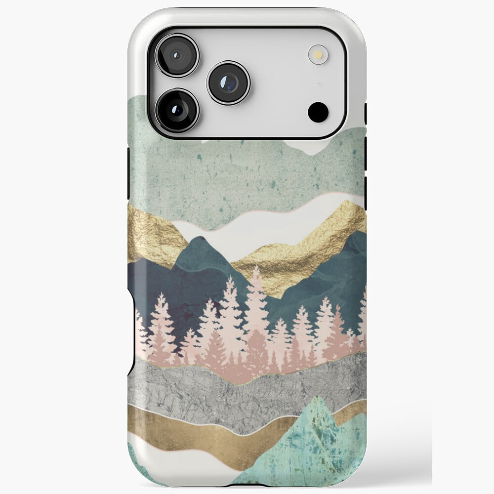 Abstract Mountain Forest Nature Landscape Phone Case for iPhone 17 16 ...