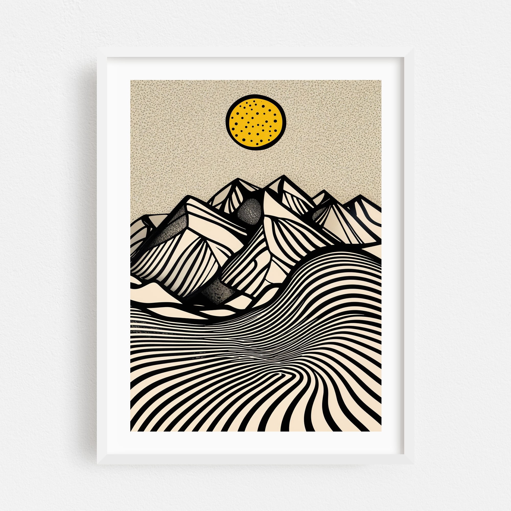 Abstract Mountain Landscape 01 - Photography Abstract Geometric Line ...