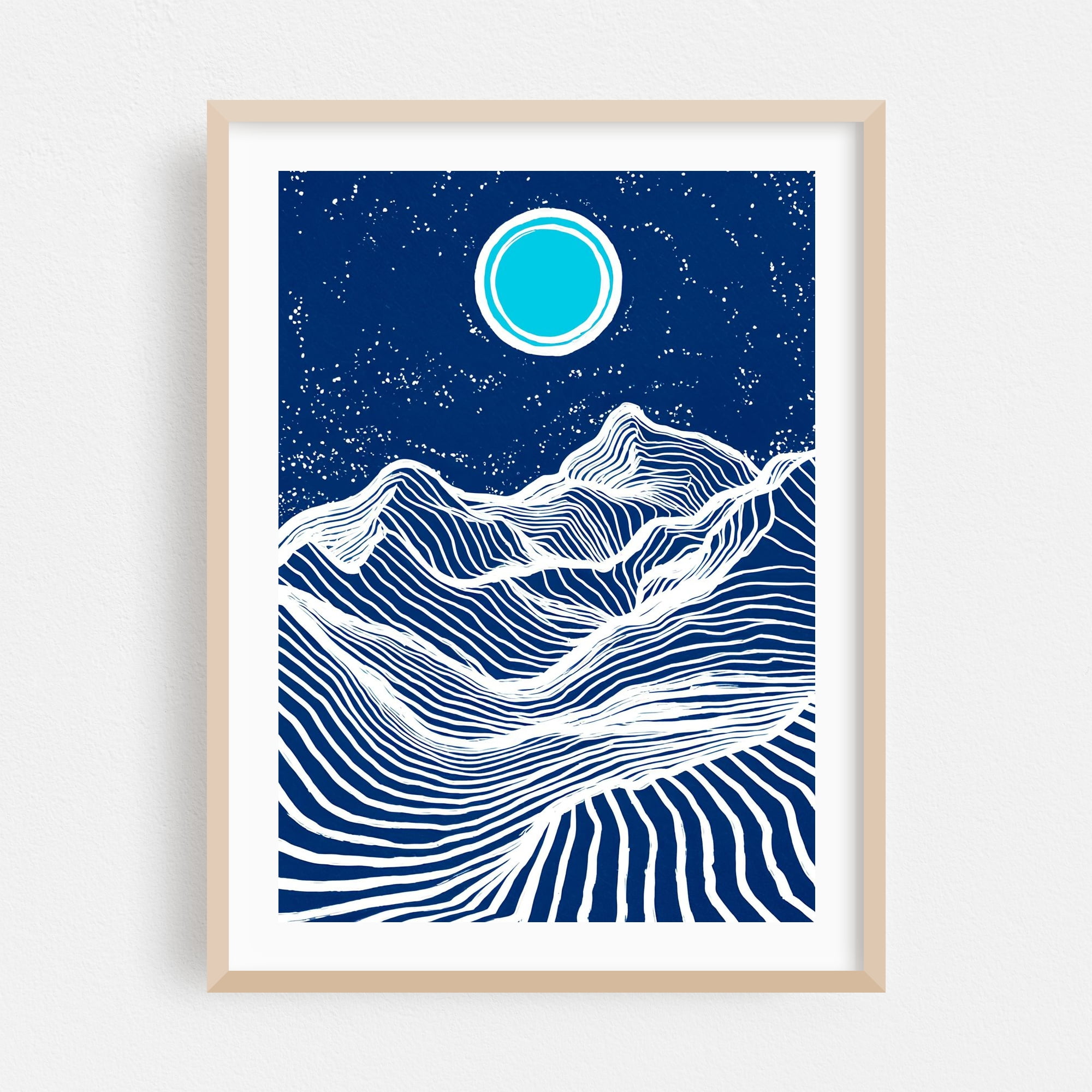 Abstract Mountain Landscape 04 - Photography Abstract Mountain Line Art ...
