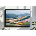 Abstract Mountain Wall Art Boho Minimalist Landscape Print Earthy Tones ...