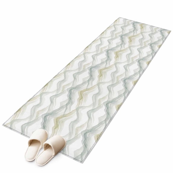 Abstract Mountains Kitchen Runner Rug 2x6 Washable Runners for Hallway ...