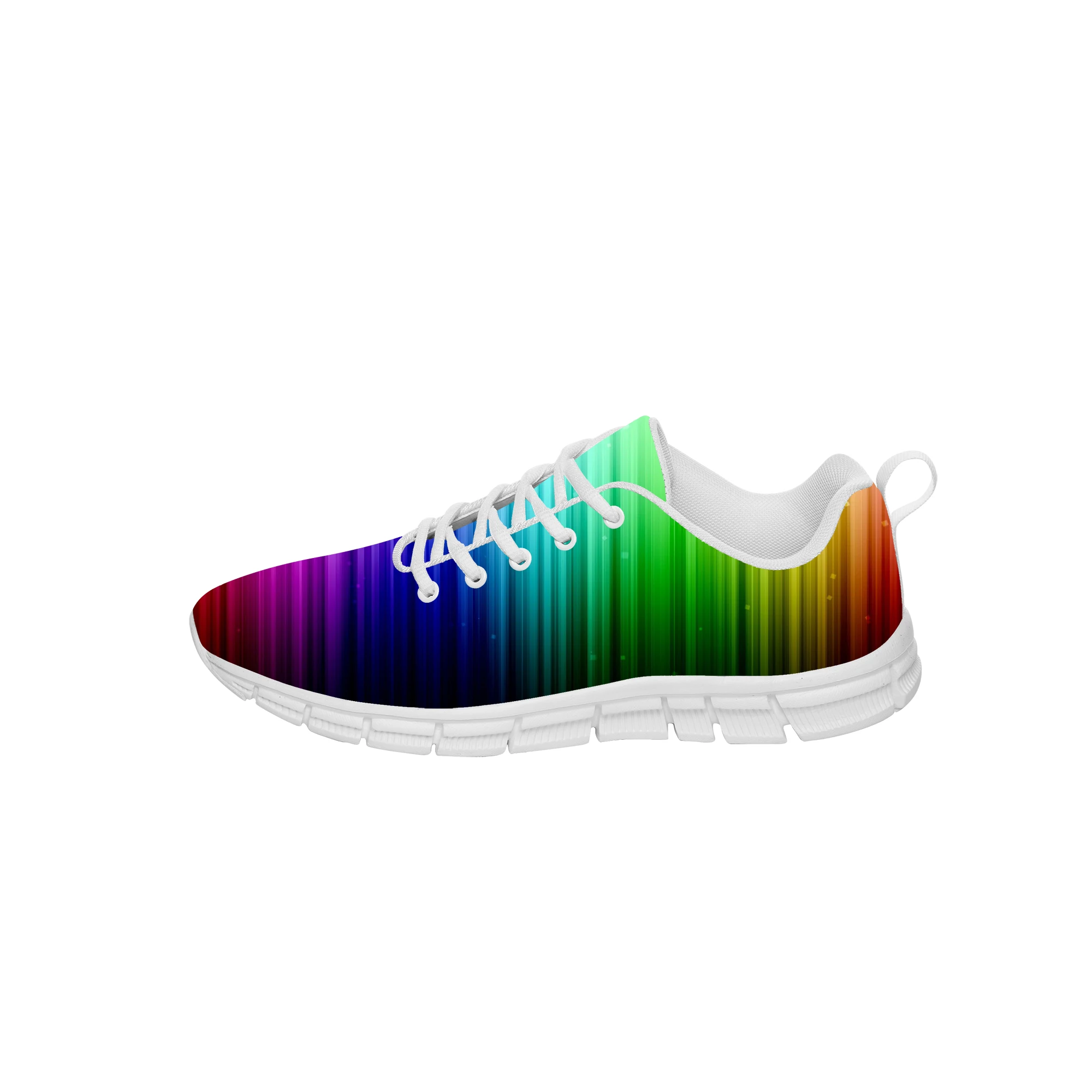 Abstract Multicolor Sports Shoes Mens Womens Teenager Sneakers Casual ...