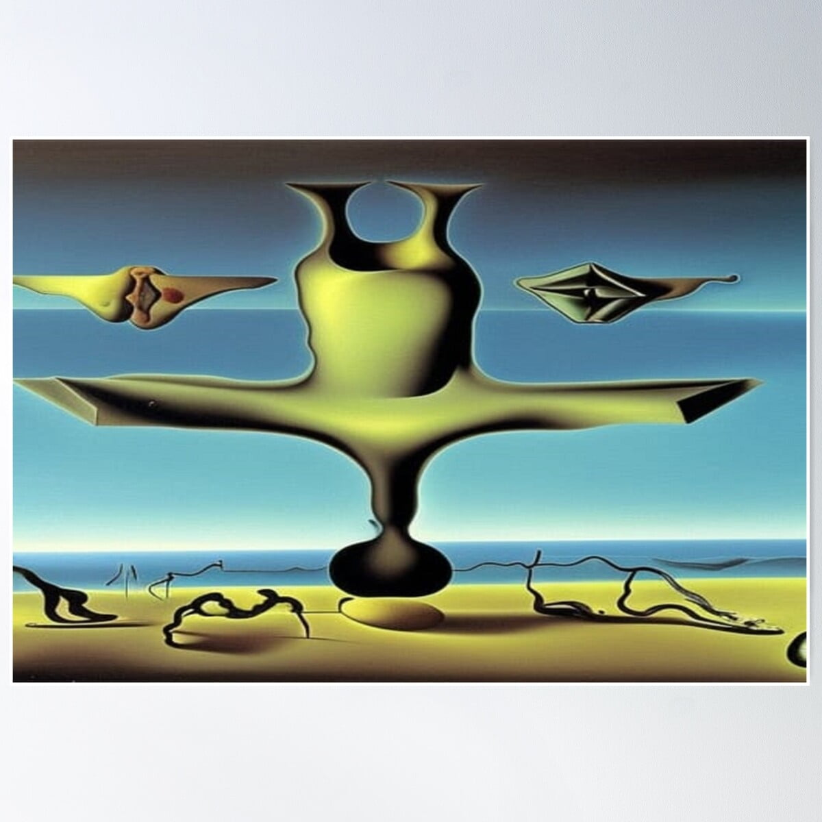 Abstract Mysteries Unfolding #17 Poster Wall Art, Modern Wall Decor For ...