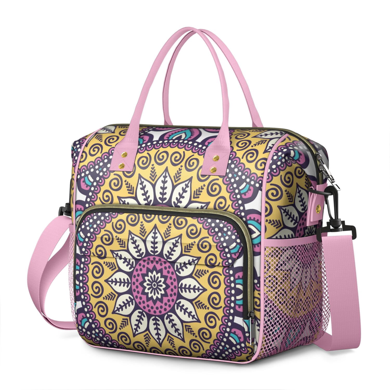 Abstract Mystic Mandala Lunch Box – Spiritual Themed Dual Compartment ...