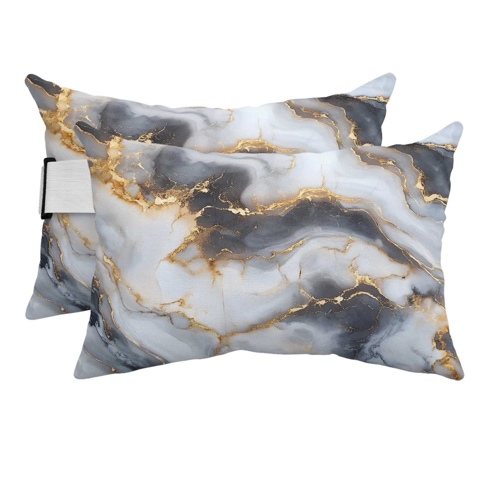 Abstract Natural Marble Texture Outdoor Pillow for Chaise Lounge Chair ...
