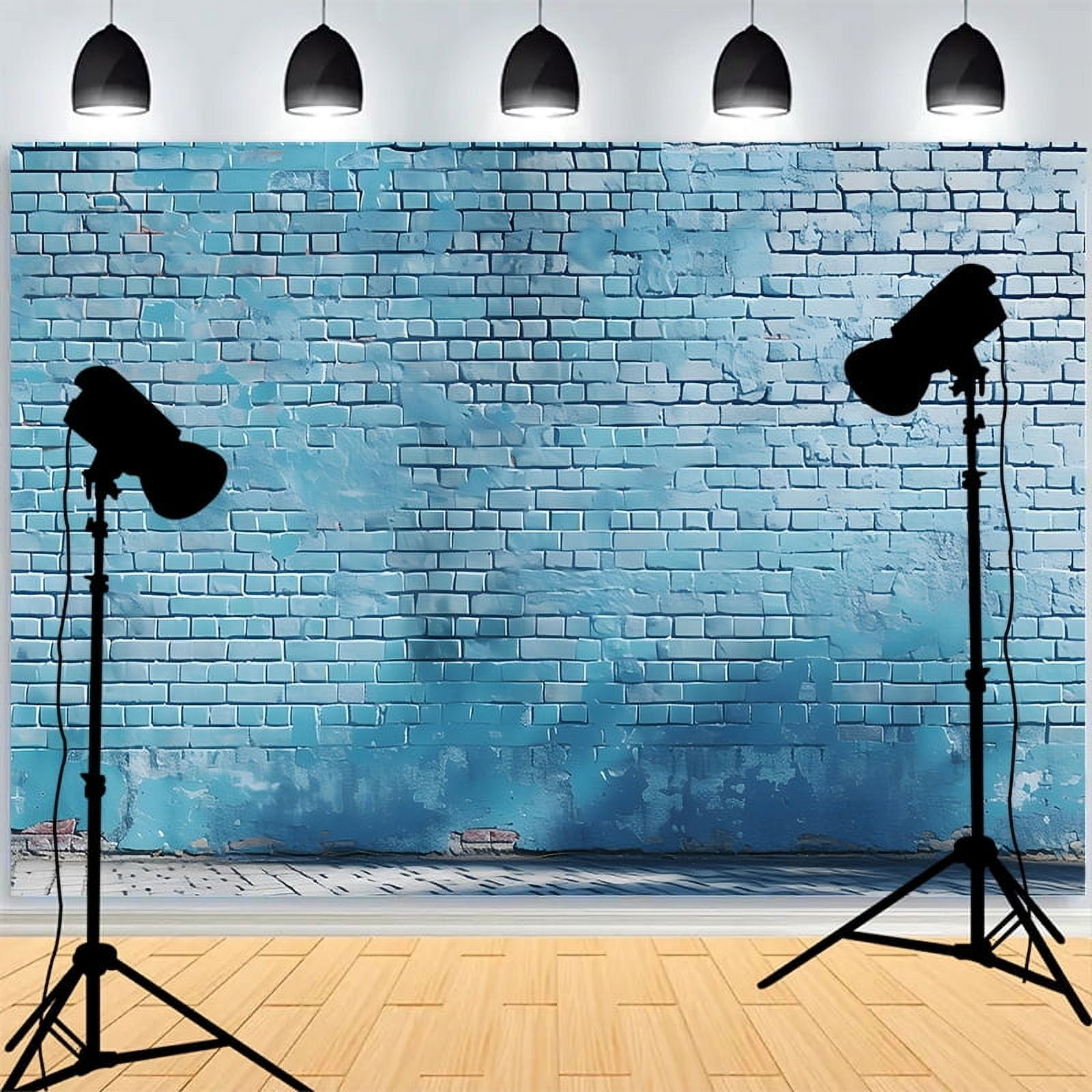 Abstract Neon Painted Brick Wall Background Damaged Rustic Texture Vibrant Graffiti Grunge ...