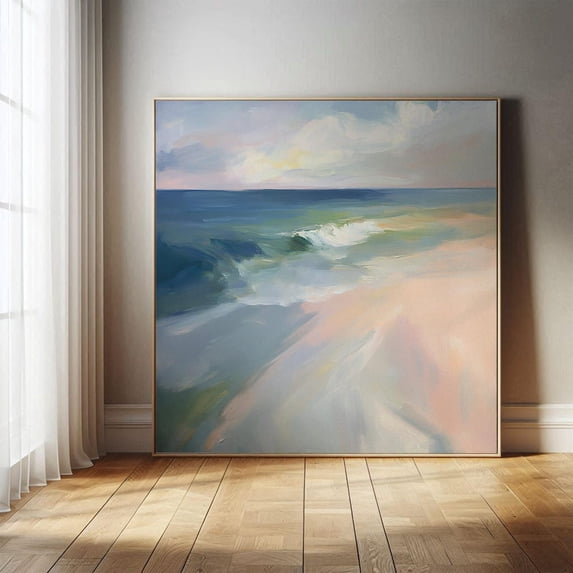 Abstract Ocean Art Abstract Beach Modern Beach Decor Coastal Wall Art ...