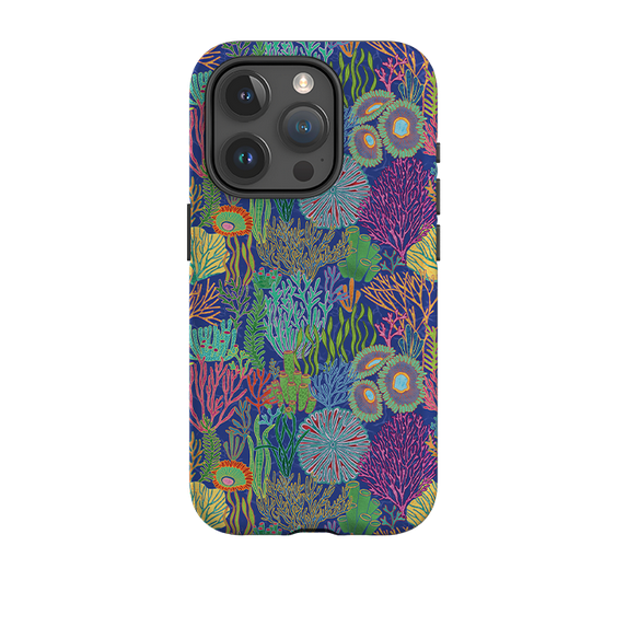 Abstract Ocean Coral Art Phone Case for iPhone 11 12 13 14 15 16 Pro Max - Walmart.com