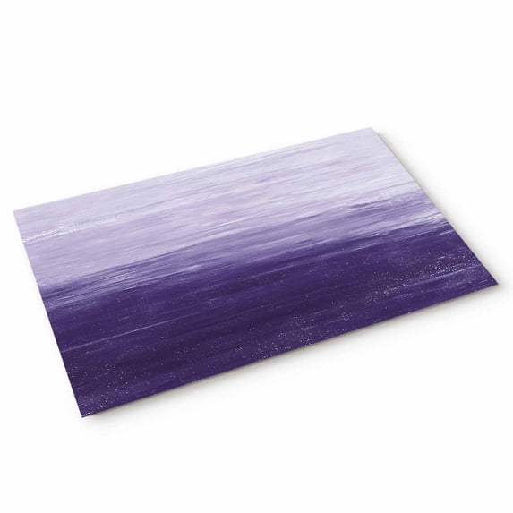 Abstract Ocean Door Mat Purple Gradient Oil Painting Texture Non Slip ...
