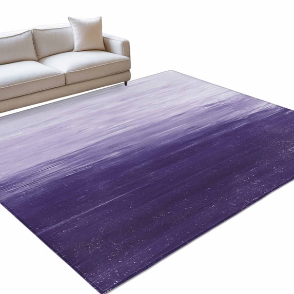 Abstract Ocean Large Area Rugs 5x8ft Purple Gradient Oil Painting ...