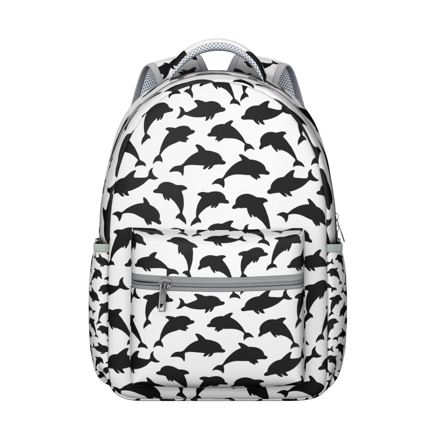 Abstract Ocean and Sea Creatures Backpack Waterproof Durable School Bag ...