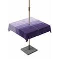 Abstract Ocean Square Outdoor Tablecloth with Umbrella Hole Purple ...