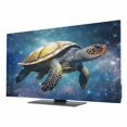 Abstract Ocean TV Dust Cover 50 Inch, Sea Turtle in Starry Night ...