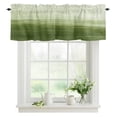 Abstract Ocean Valances for Windows, Green Gradient Oil Painting ...