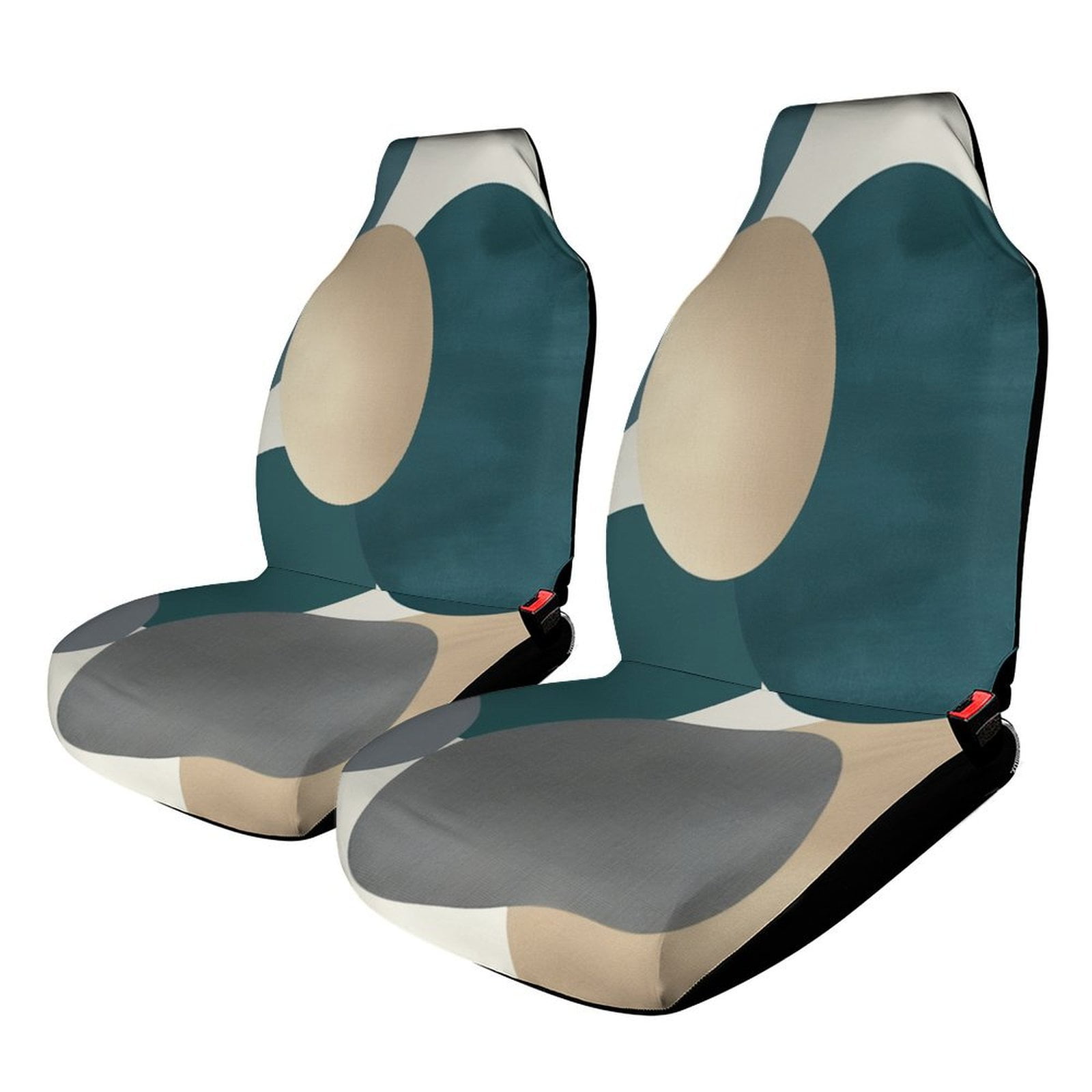 Abstract Ocean Waves Art Print Car Seat Covers Front Seats Universal ...