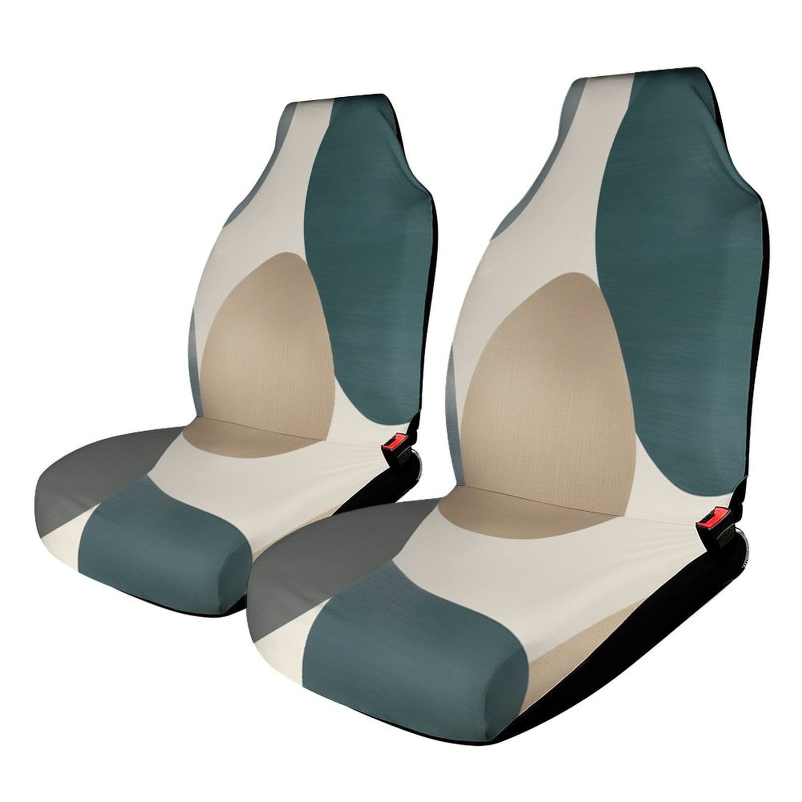 Abstract Ocean Waves Art Print Car Seat Covers Front Seats Universal ...