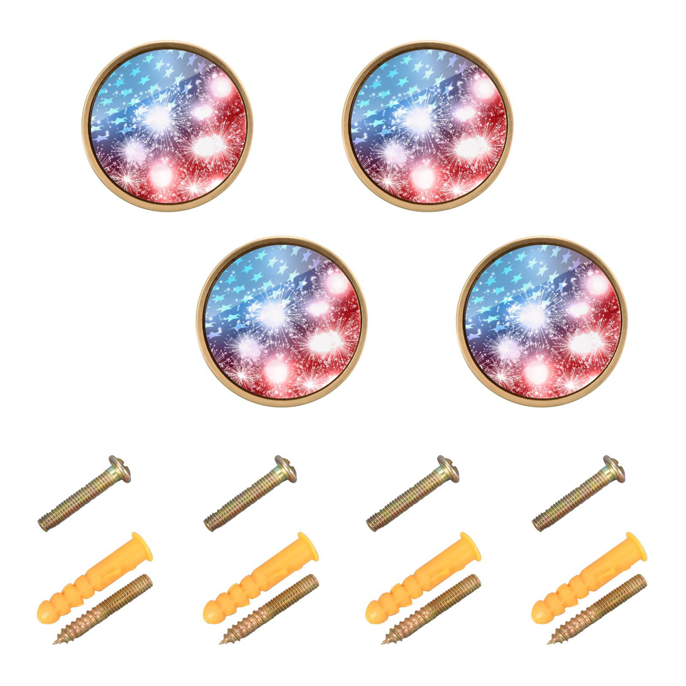 Abstract Of American Flag Cabinet Knobs Kitchen Drawers Knobs Door ...