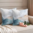 Abstract Oil Painting Art Waterproof Throw Pillow Covers Set of 2 ...