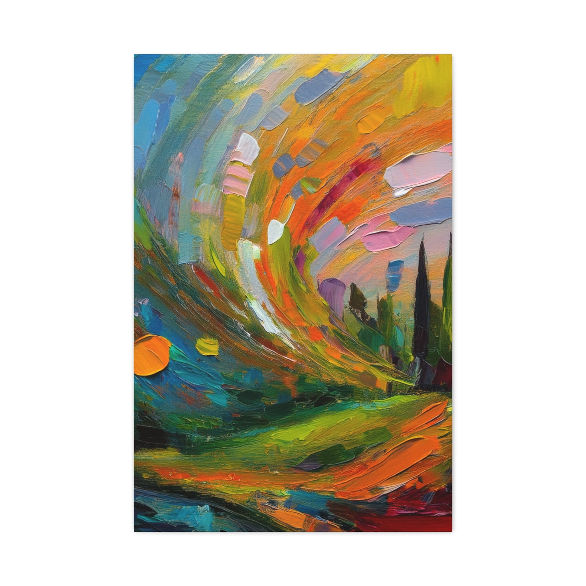 Abstract Oil Painting Print Canvas 20x24,20x30,24x30 24x32,24x36,30x40 ...